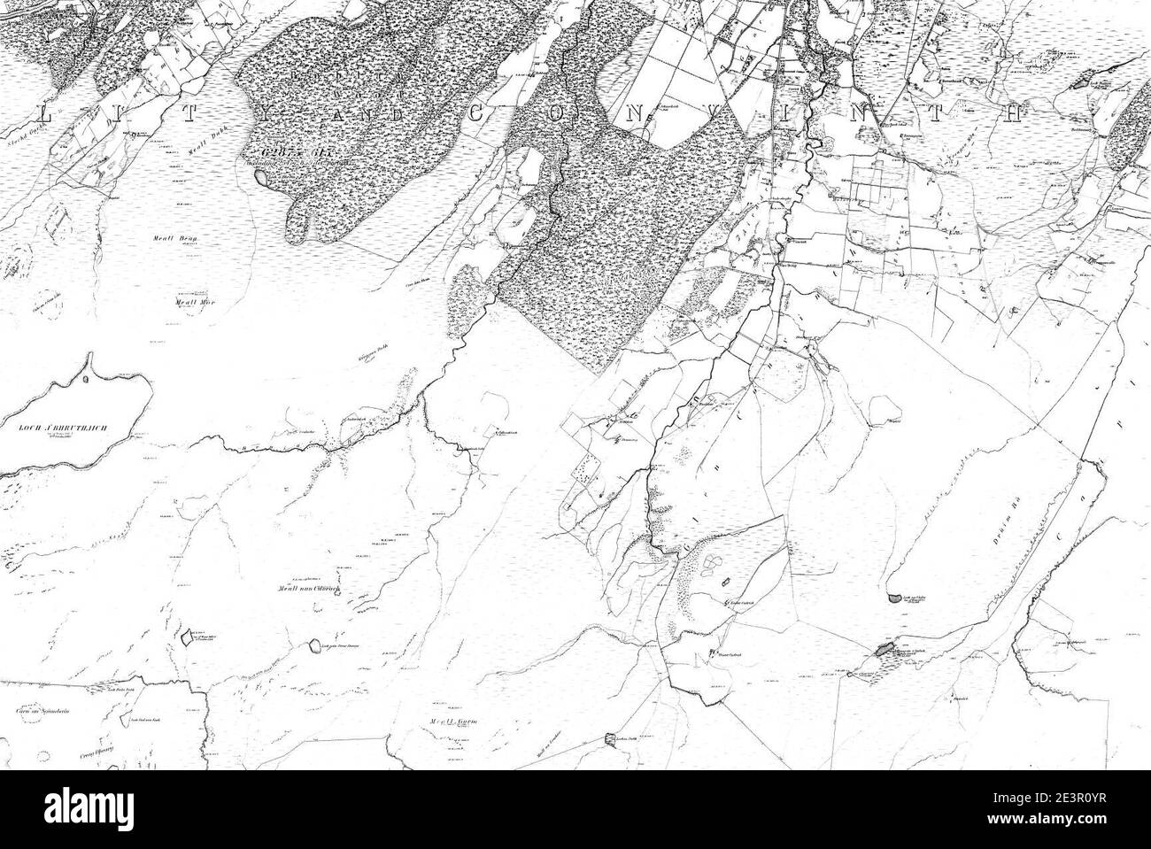 Map of Inverness-shire & Skye Sheet 018, Ordnance Survey, 1872-1881 1 ...