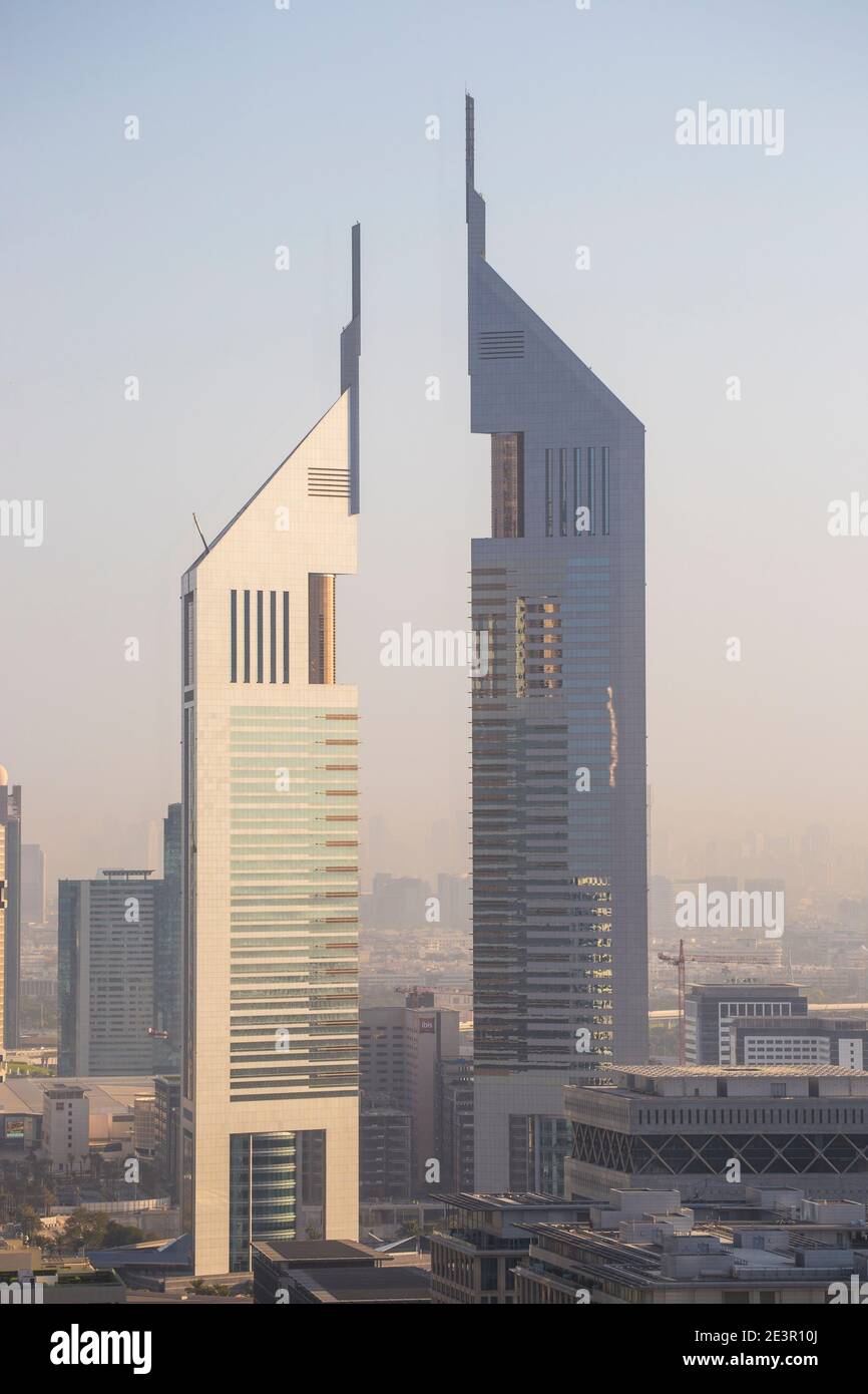 United Arab Emirates, Dubai, Building in Dubai financial area, Emirates ...
