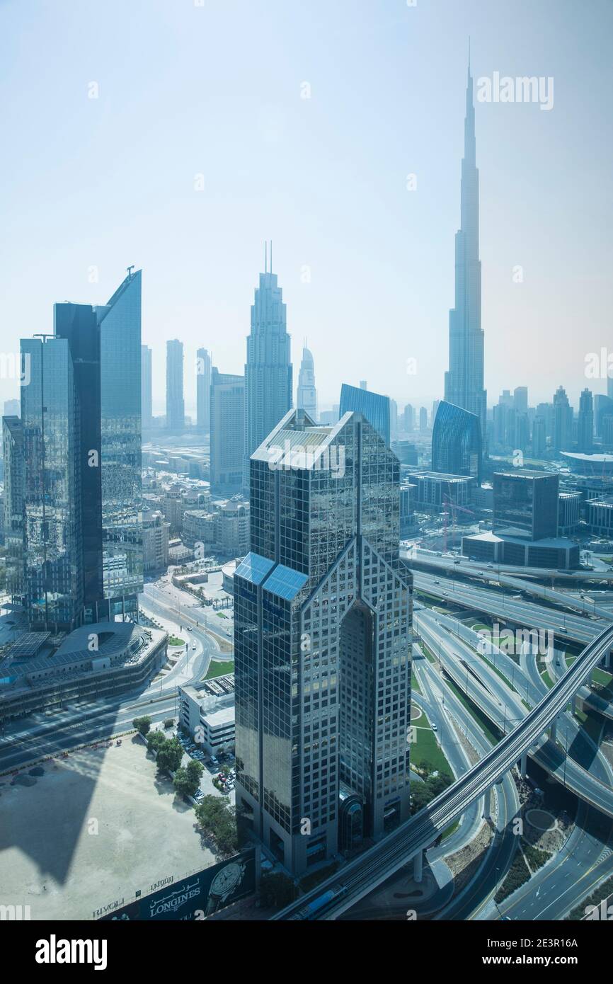 United Arab Emirates, Dubai, View towards Burj Khalifa Stock Photo - Alamy
