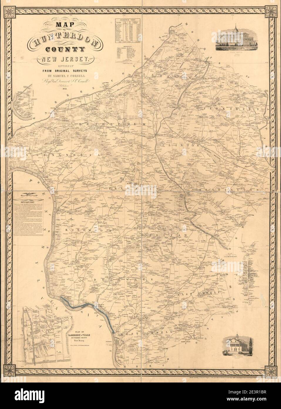 Map of Hunterdon County, New Jersey - entirely from original surveys ...