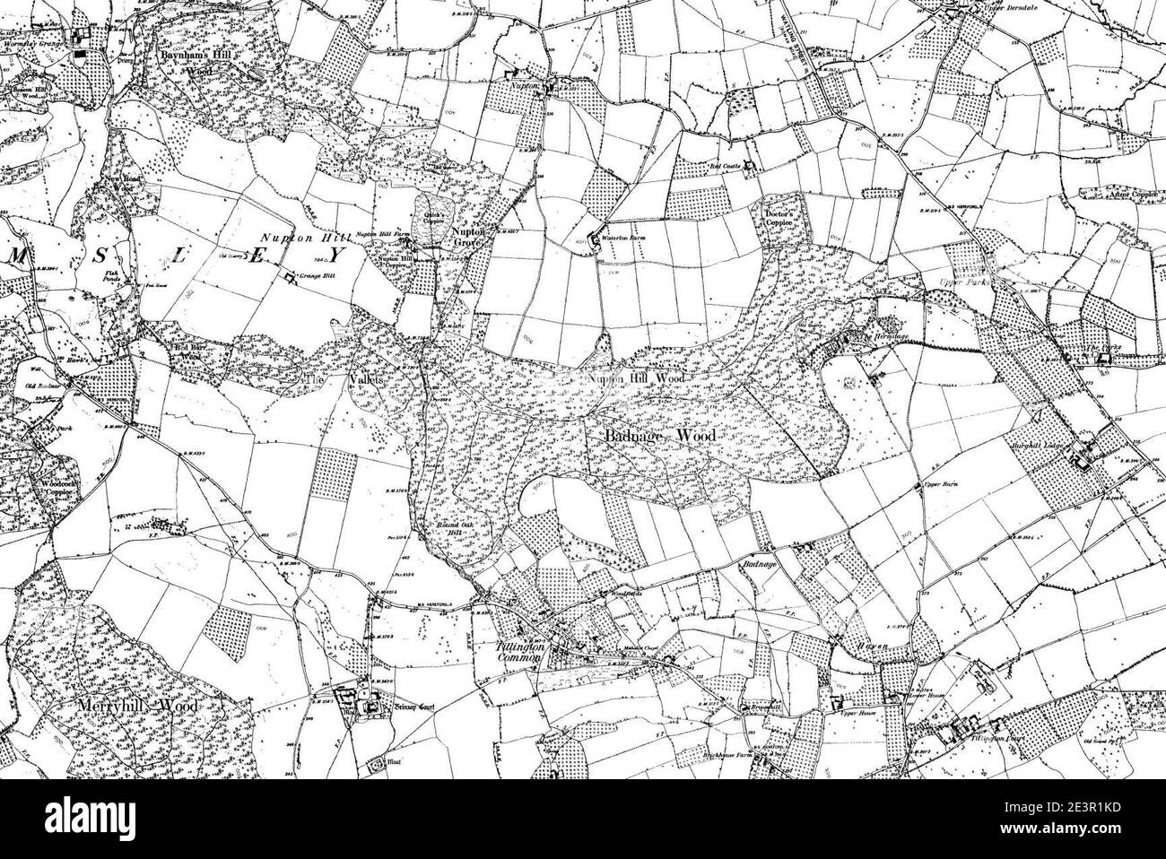 Map of Herefordshire OS Map name 026-SW, Ordnance Survey, 1884-1892 ...