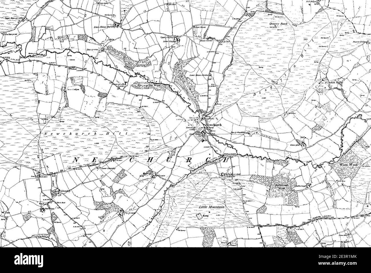 Map of Herefordshire OS Map name 023-NE, Ordnance Survey, 1884-1892 ...