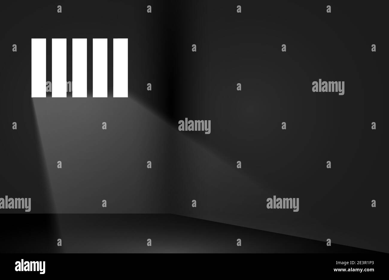 Dungeon prison window background. Jail cell empty window light justice ...