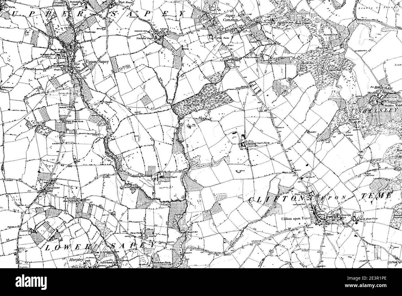 Map of Herefordshire OS Map name 014-NE, Ordnance Survey, 1884-1892 ...
