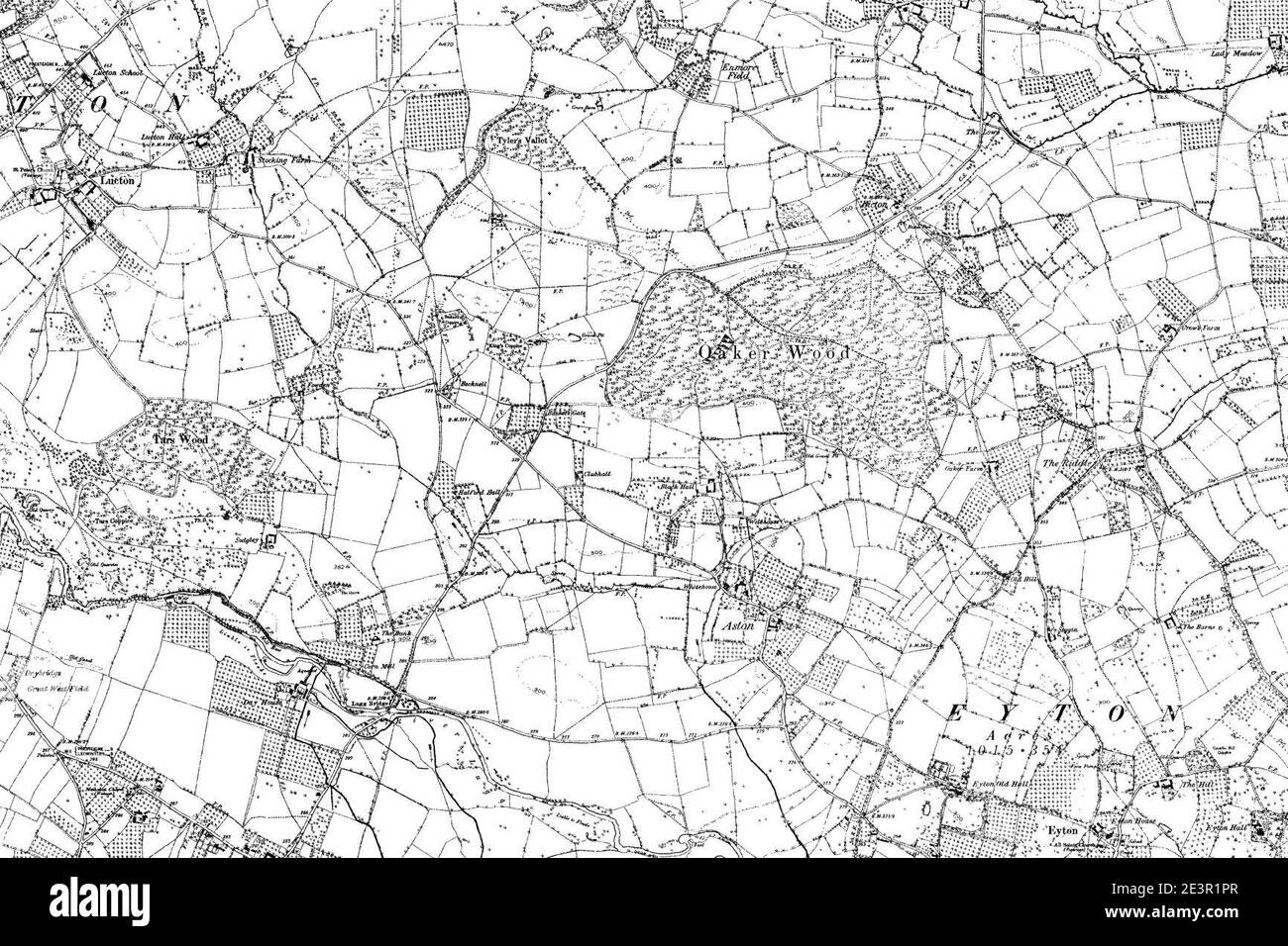 Map of Herefordshire OS Map name 012-NW, Ordnance Survey, 1884-1892 ...