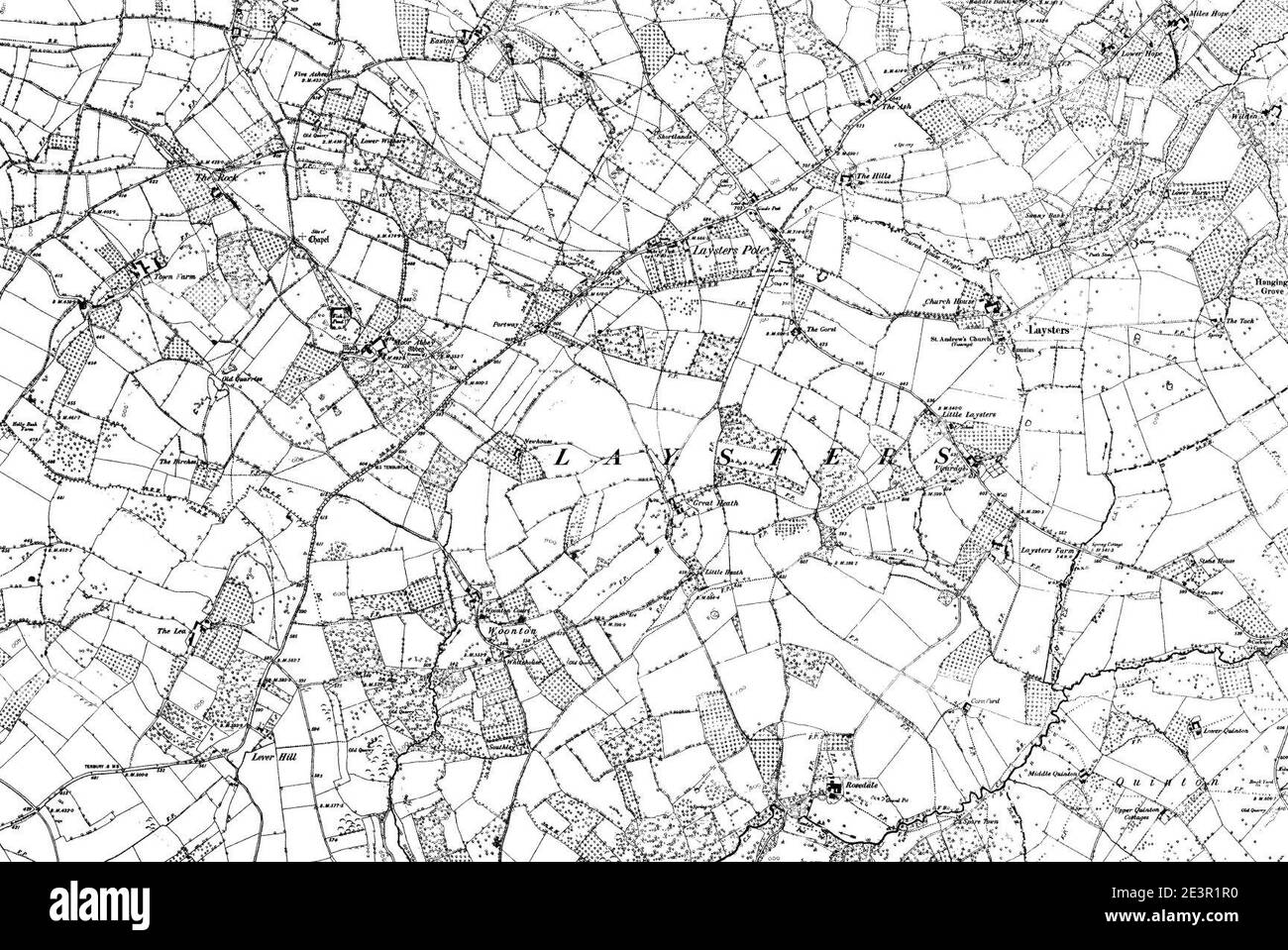 Map of Herefordshire OS Map name 013-NW, Ordnance Survey, 1884-1892 ...