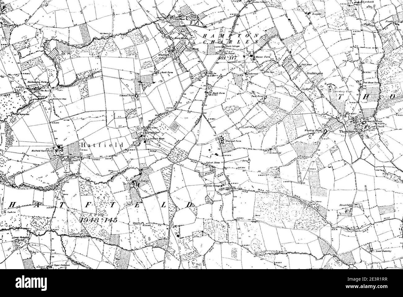 Map of Herefordshire OS Map name 013-SE, Ordnance Survey, 1884-1892 ...