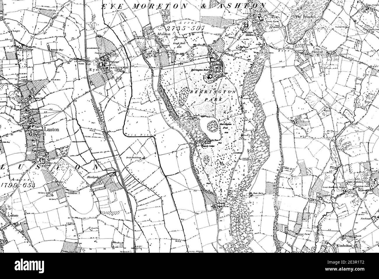 Map of Herefordshire OS Map name 012-NE, Ordnance Survey, 1884-1892 ...
