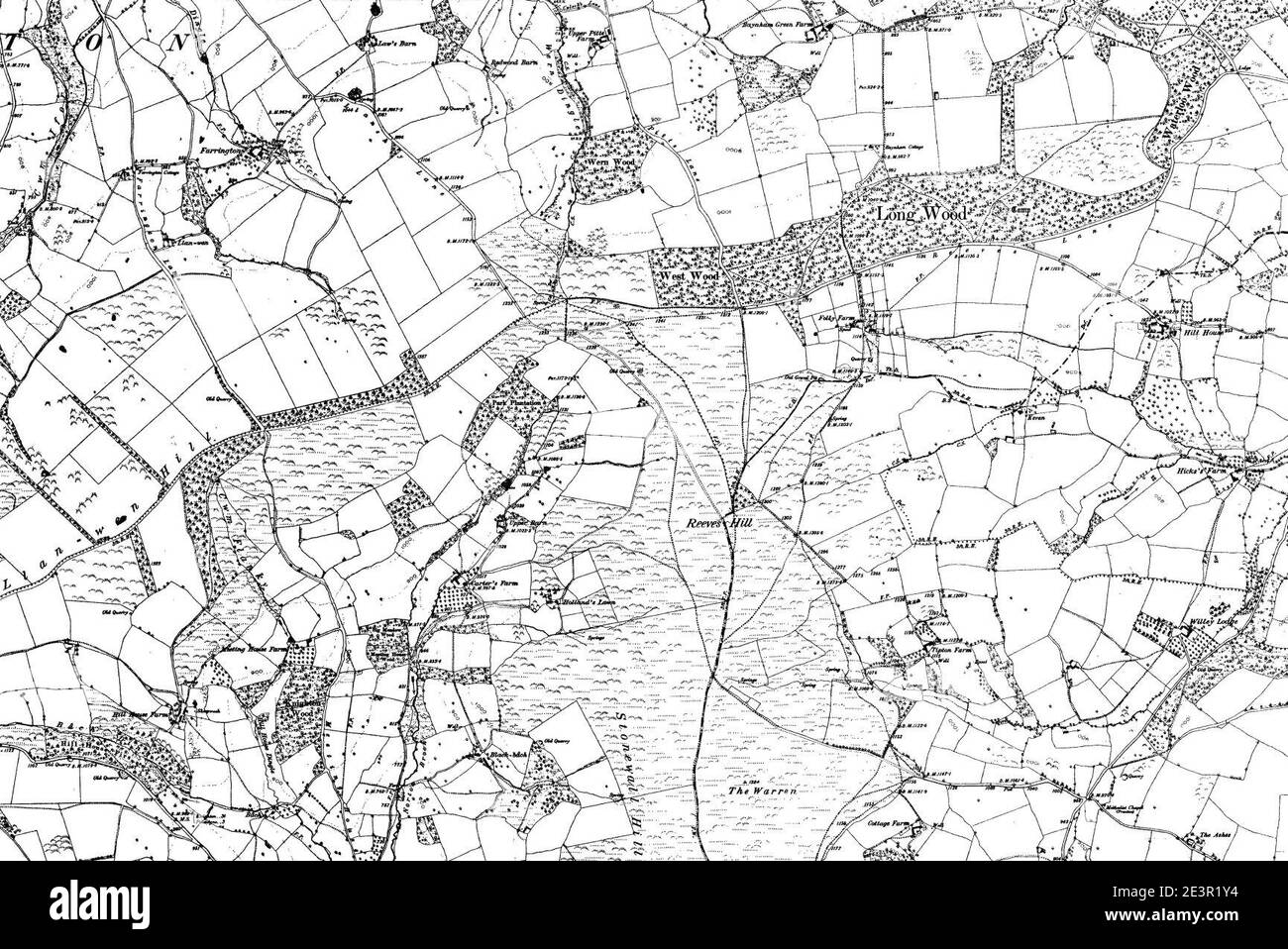 Map of Herefordshire OS Map name 005-NE, Ordnance Survey, 1884-1892 ...