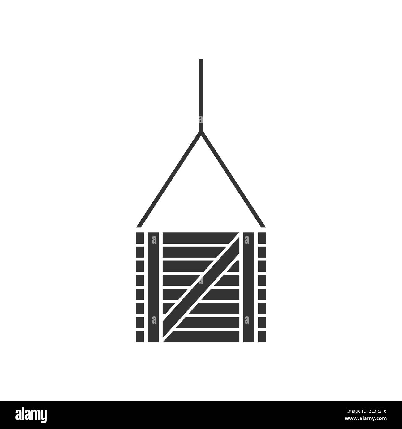 Shipping container overhead china Stock Vector Images - Alamy