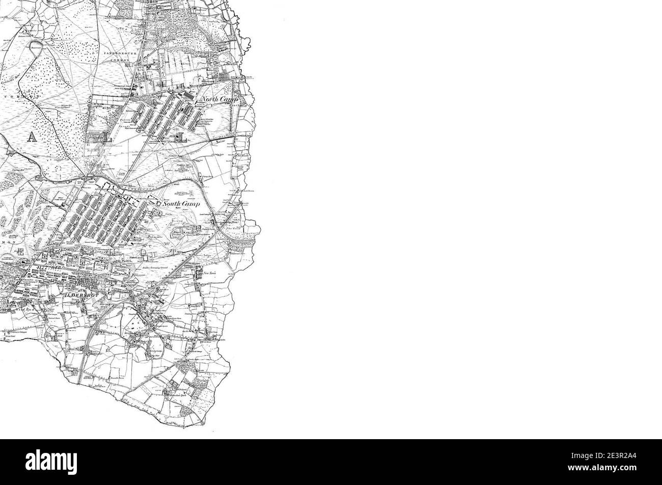 Map of Hampshire Sheet 021, Ordnance Survey, 1866-1889 Stock Photo - Alamy