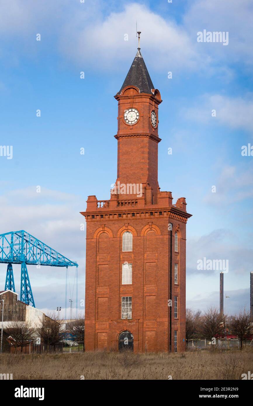 Middlesbrough Dock Clock Tower is a late Victorian listed building, on ...