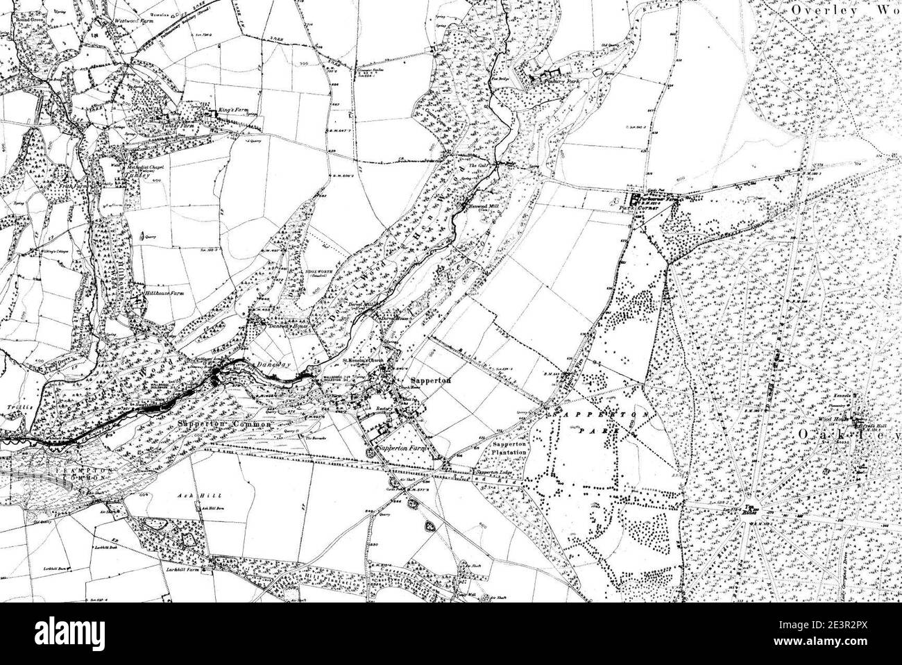 Map of Gloucestershire OS Map name 050-NE, Ordnance Survey, 1884-1894 ...