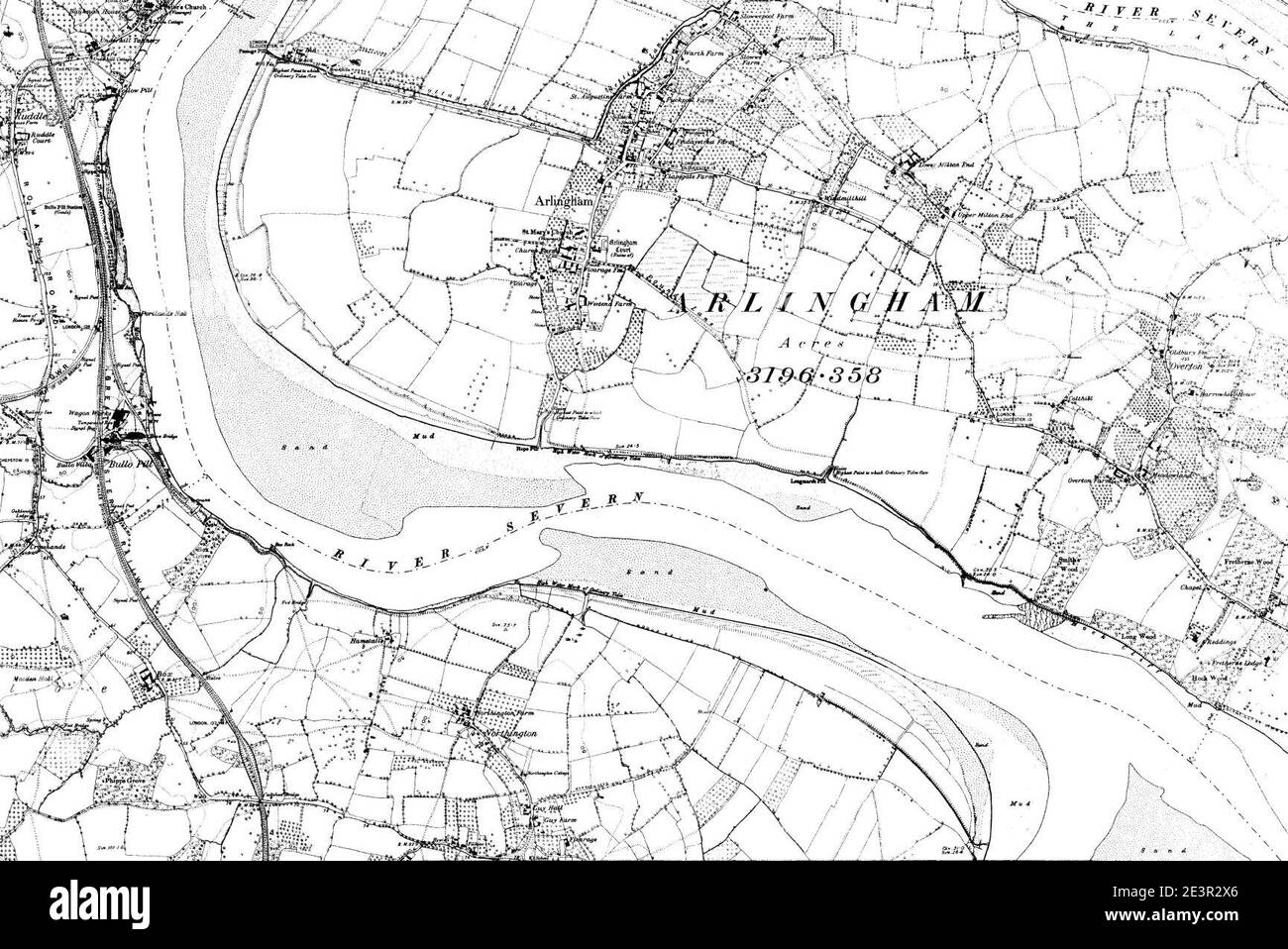 Map of Gloucestershire OS Map name 040-NW, Ordnance Survey, 1884-1894 ...