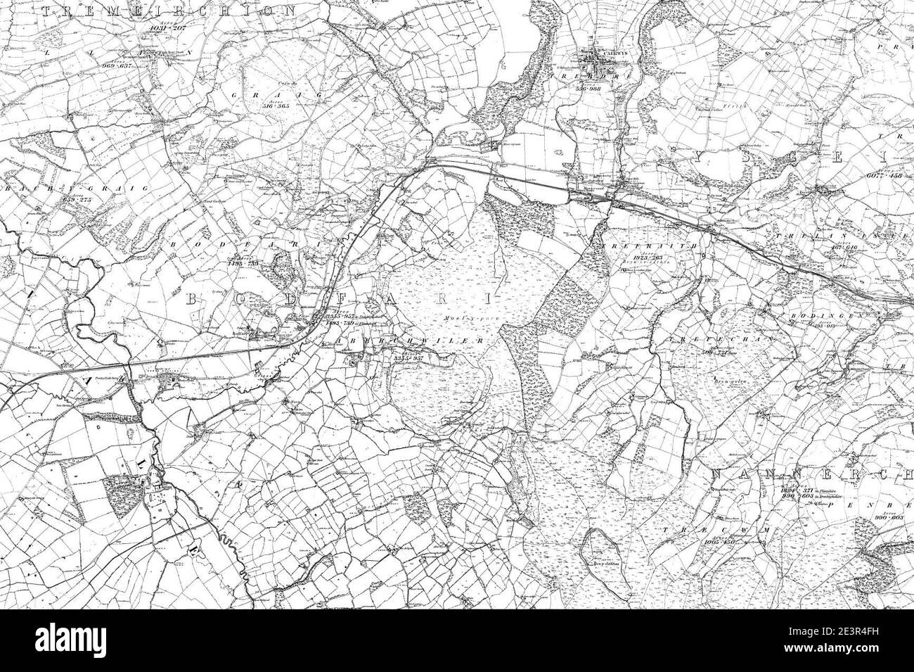 Map flintshire hi-res stock photography and images - Alamy