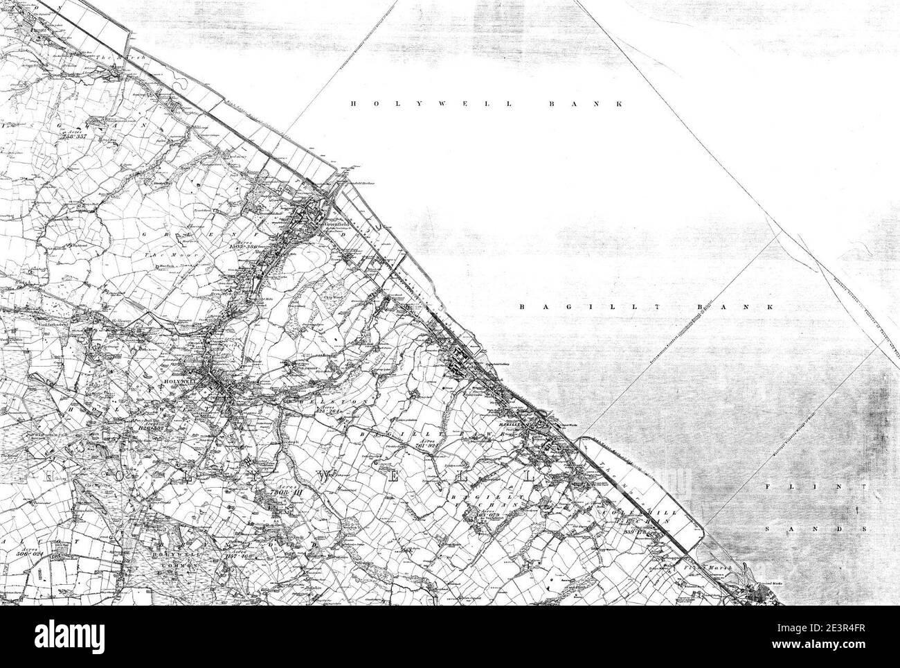 Flintshire Map High Resolution Stock Photography and Images - Alamy