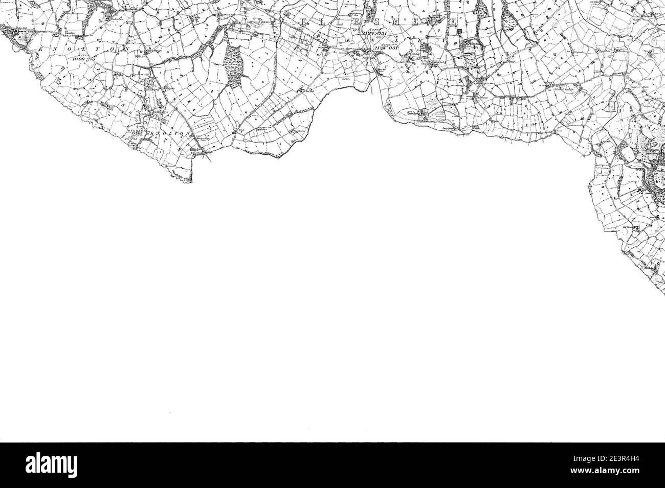 Map of flintshire Black and White Stock Photos & Images - Alamy