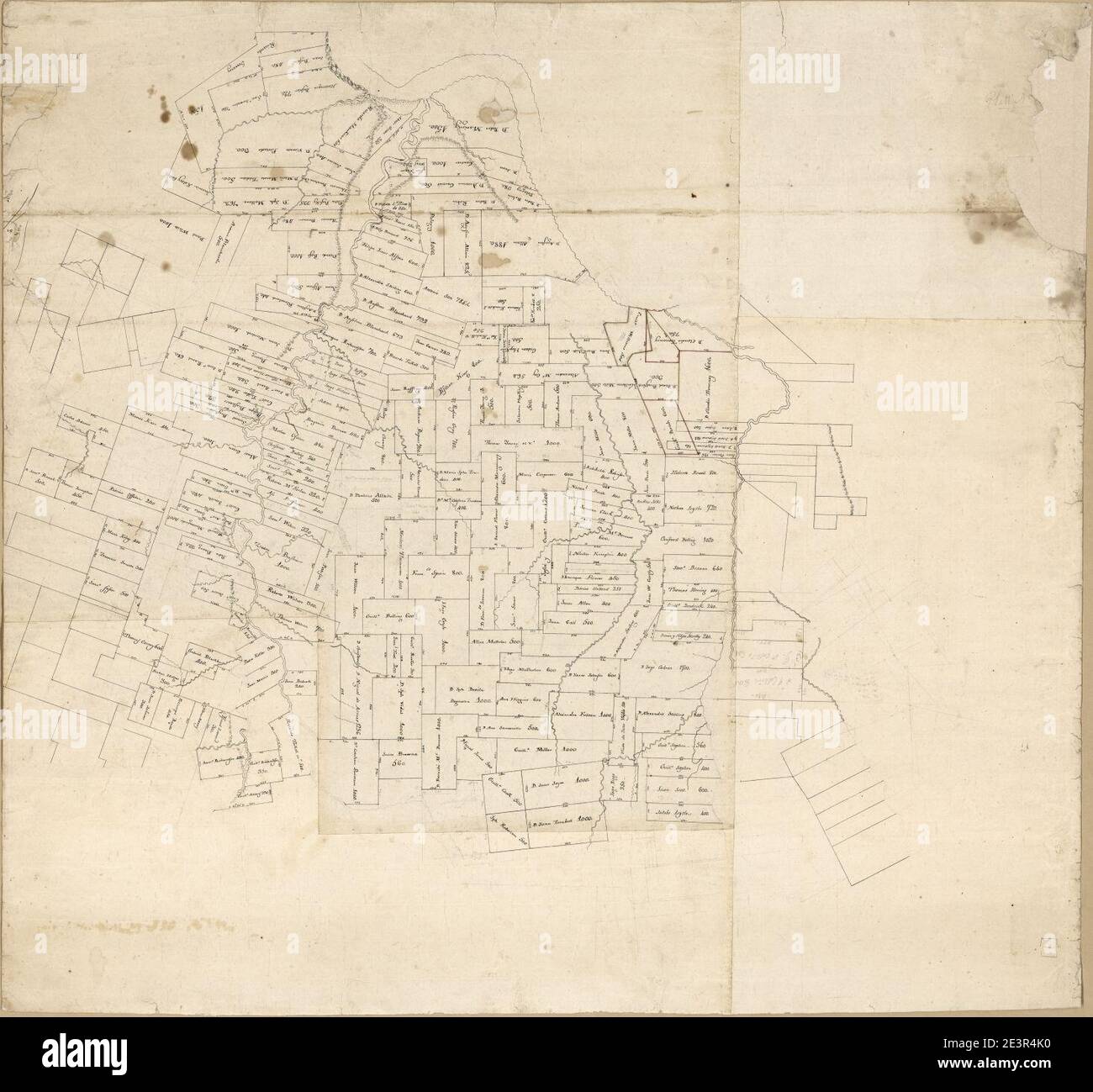Map of west feliciana hi-res stock photography and images - Alamy