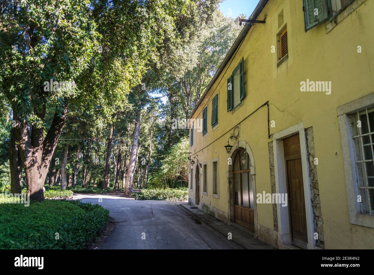 The Park of Vladimir Nazor, green space just outside the Old Town walls ...