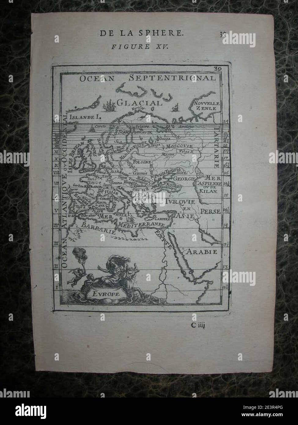 Map of Europe, 1683 Stock Photo - Alamy