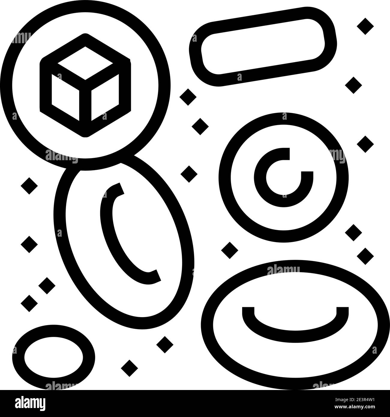 blood with sugar disease problem line icon vector illustration Stock ...