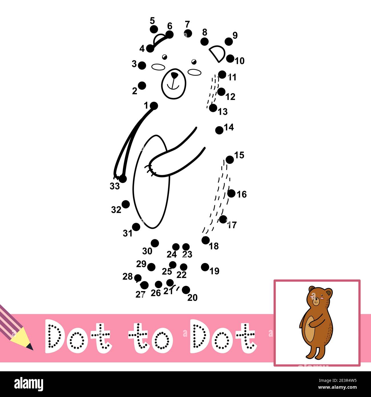 Connect the dots animals Stock Vector Images - Alamy