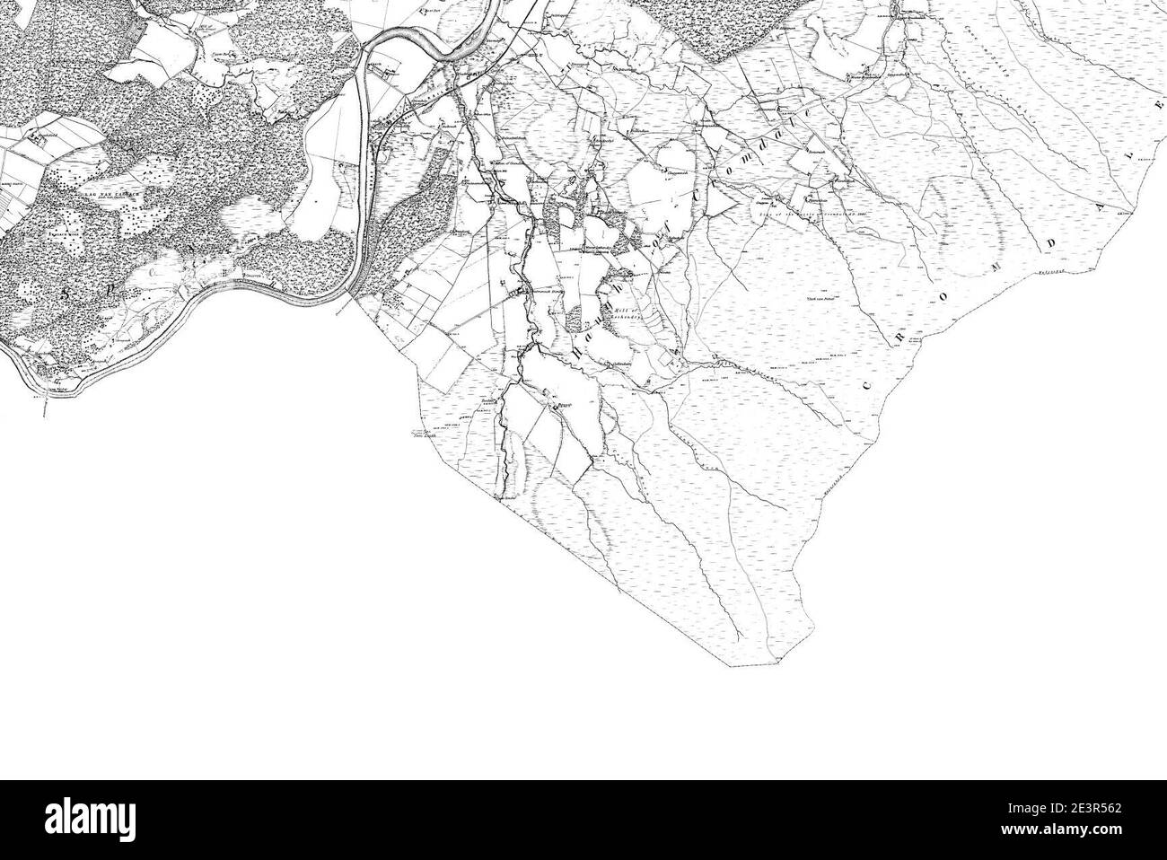 Map of Elginshire Sheet 033, Ordnance Survey, 1873-1874 Stock Photo - Alamy