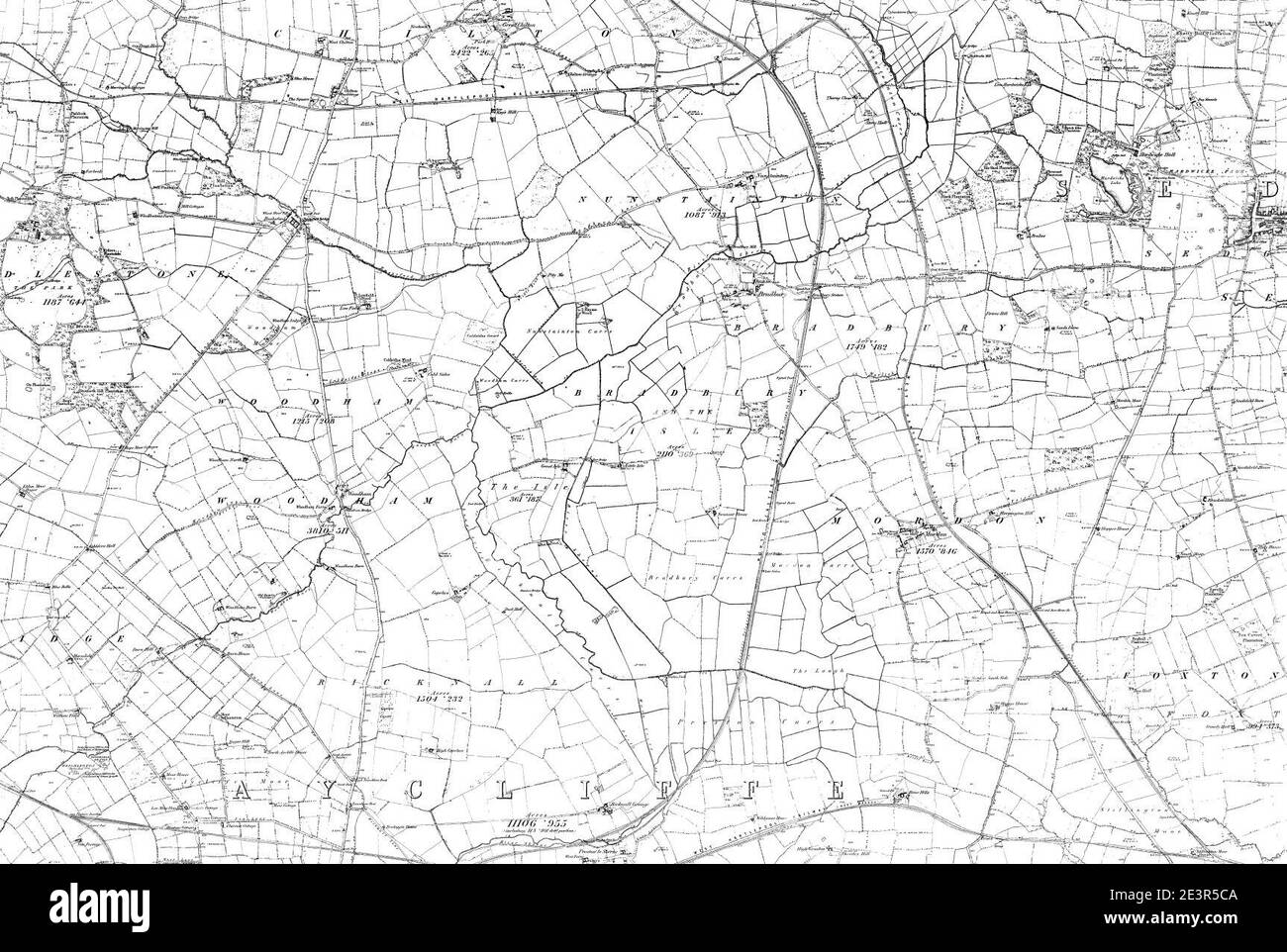 Map of durham hi-res stock photography and images - Alamy