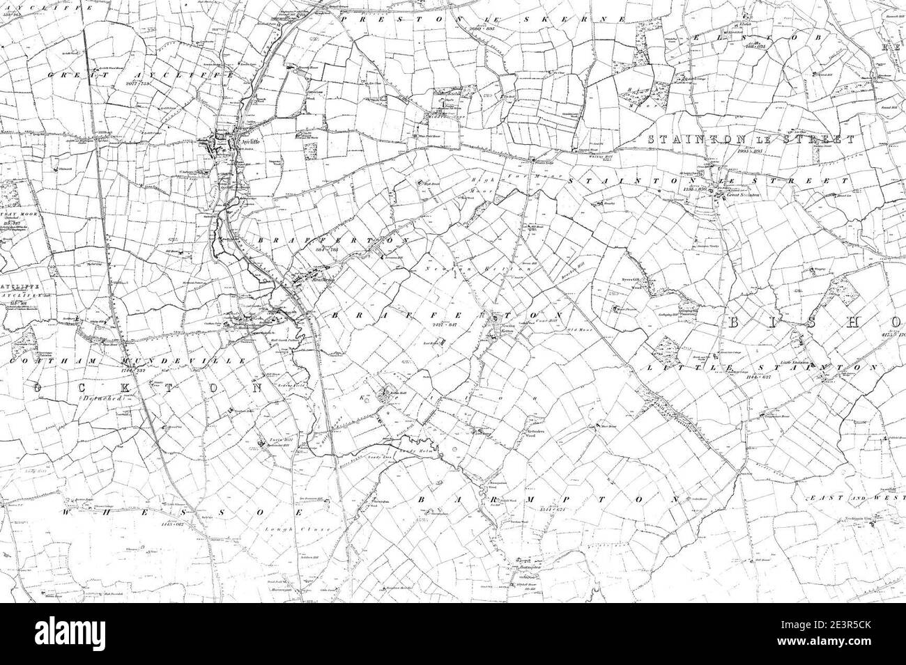 Durham map Black and White Stock Photos & Images - Alamy