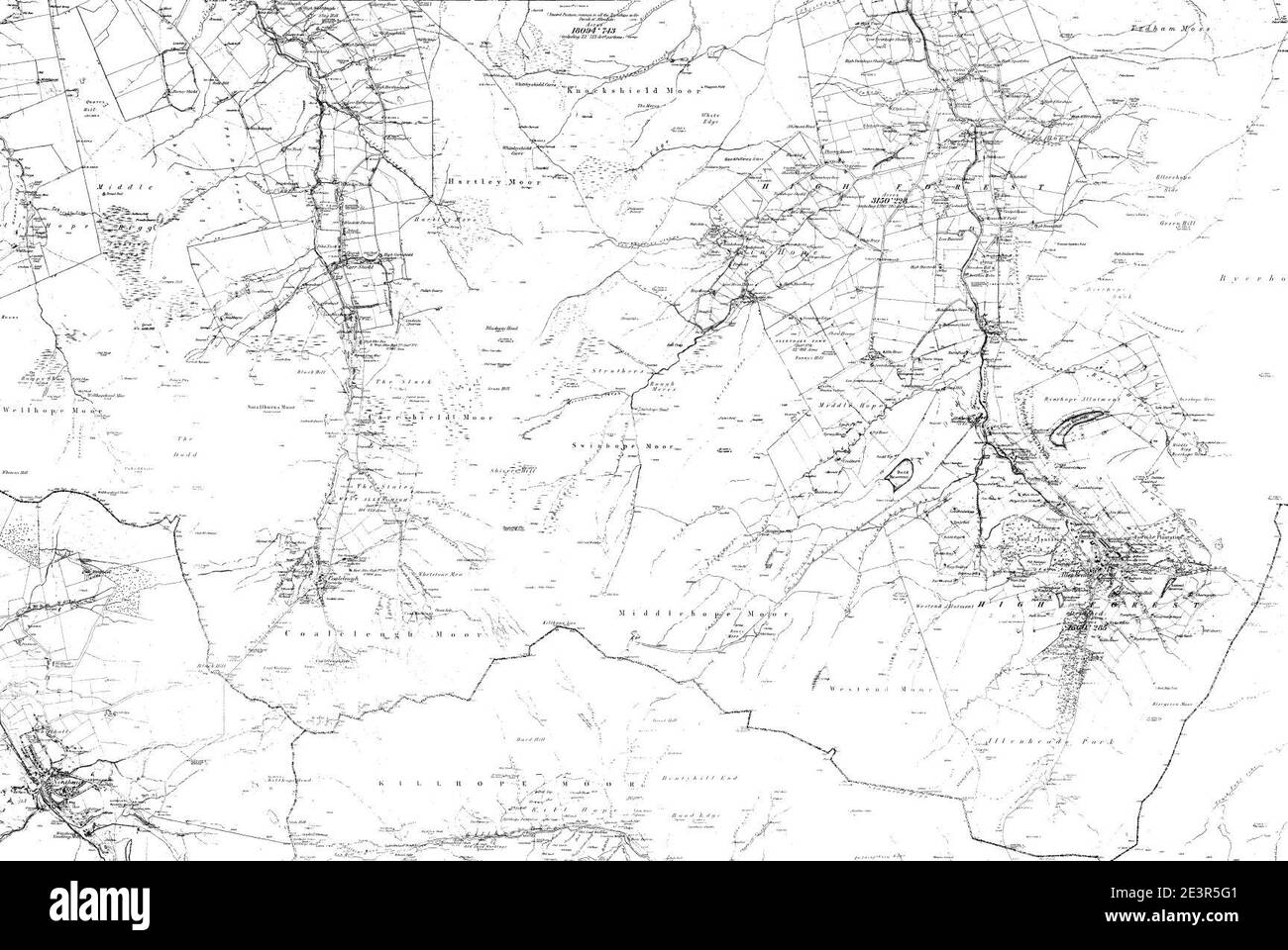 Map of durham hi-res stock photography and images - Alamy