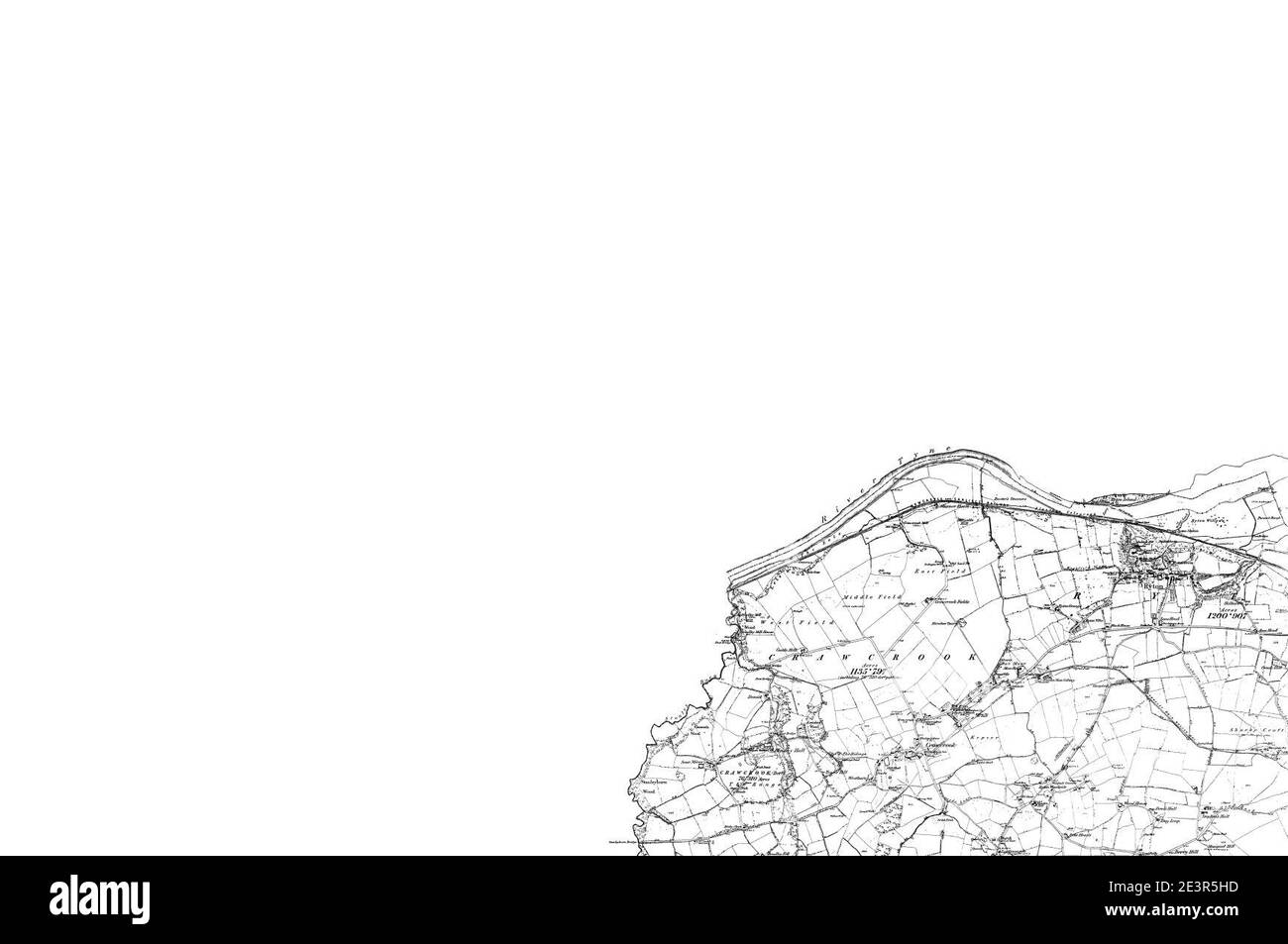 Map of Durham Sheet 001, Ordnance Survey, 1857-1867 Stock Photo - Alamy