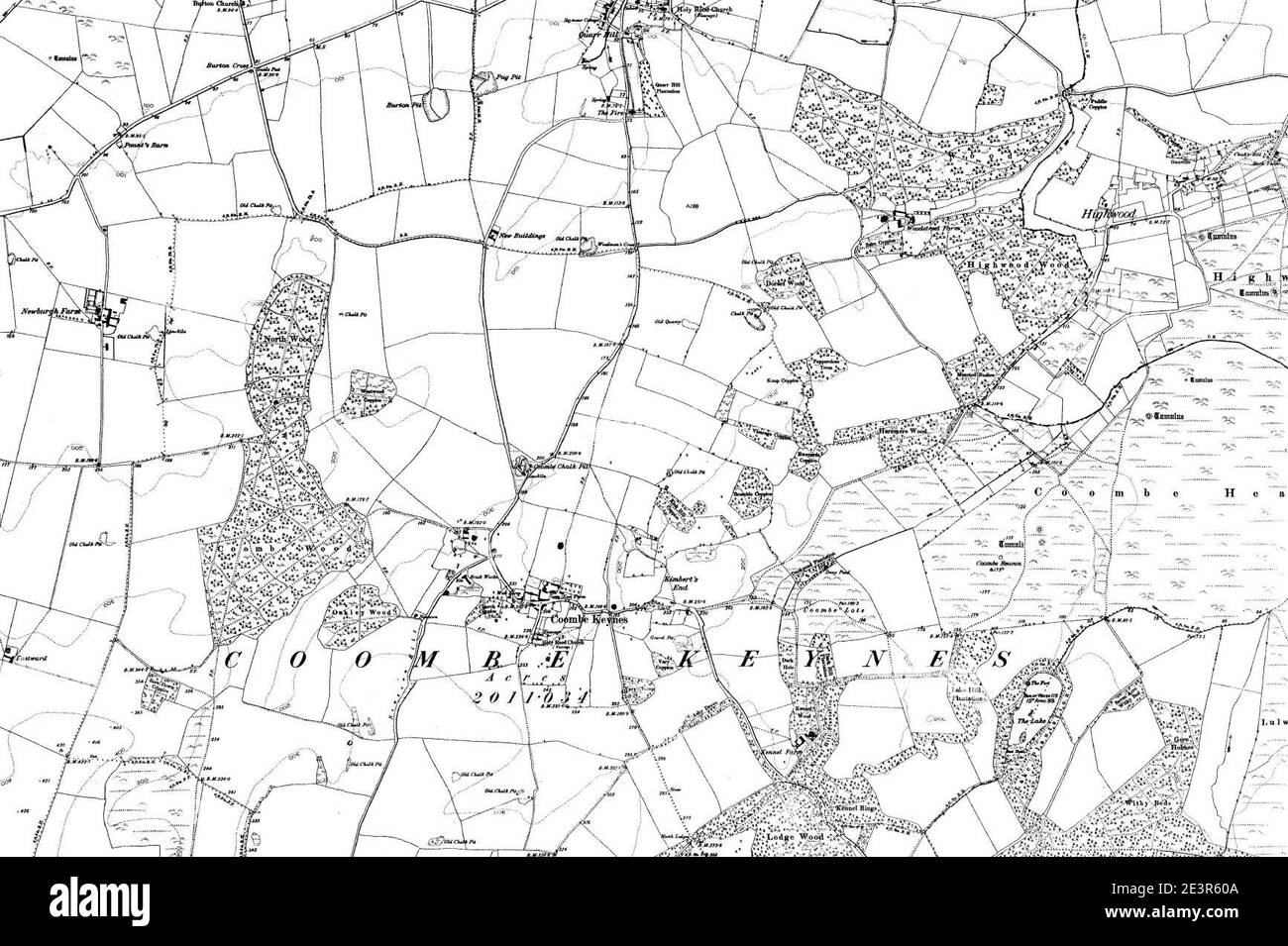 Map of Dorset OS Map name 049-SW, Ordnance Survey, 1888-1892 Stock ...