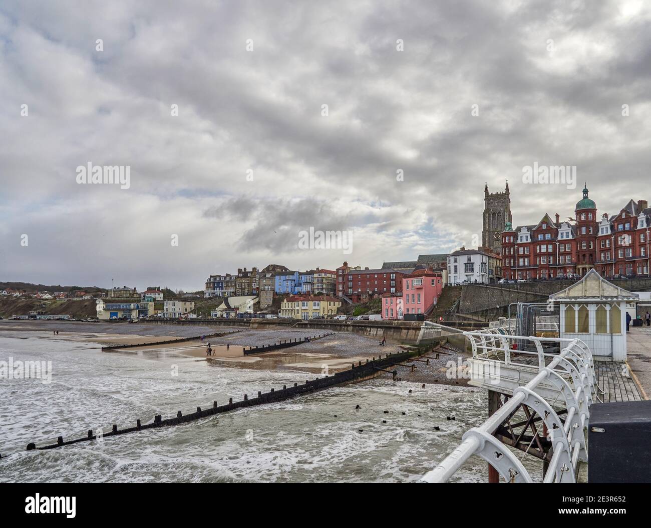 Cromer town from the pier North Norfolk UK Stock Photo - Alamy