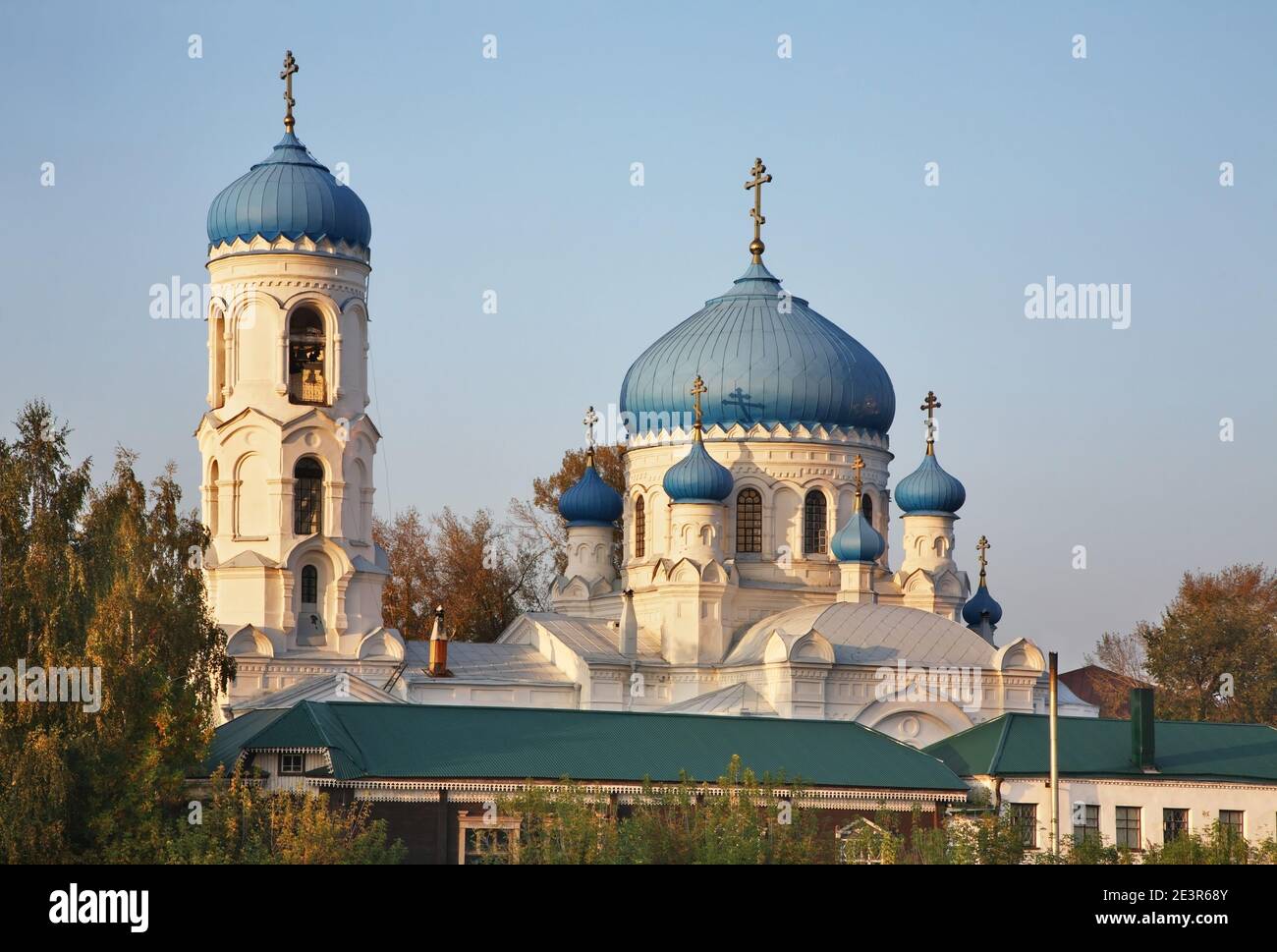 Cathedral of Assumption of Blessed Virgin Mary in Biysk. Altai Krai ...