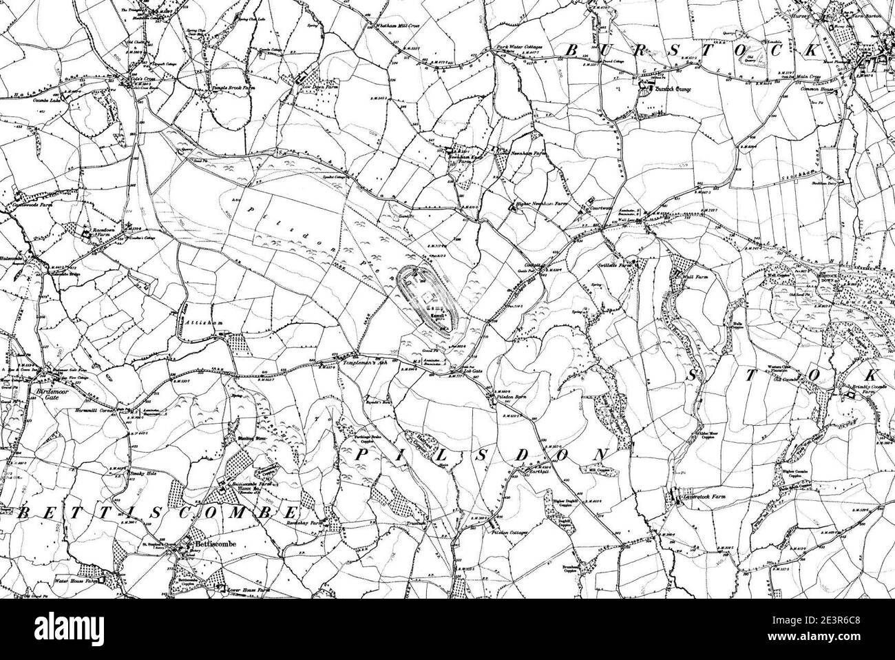 Map of Dorset OS Map name 028-NE, Ordnance Survey, 1888-1892 Stock ...