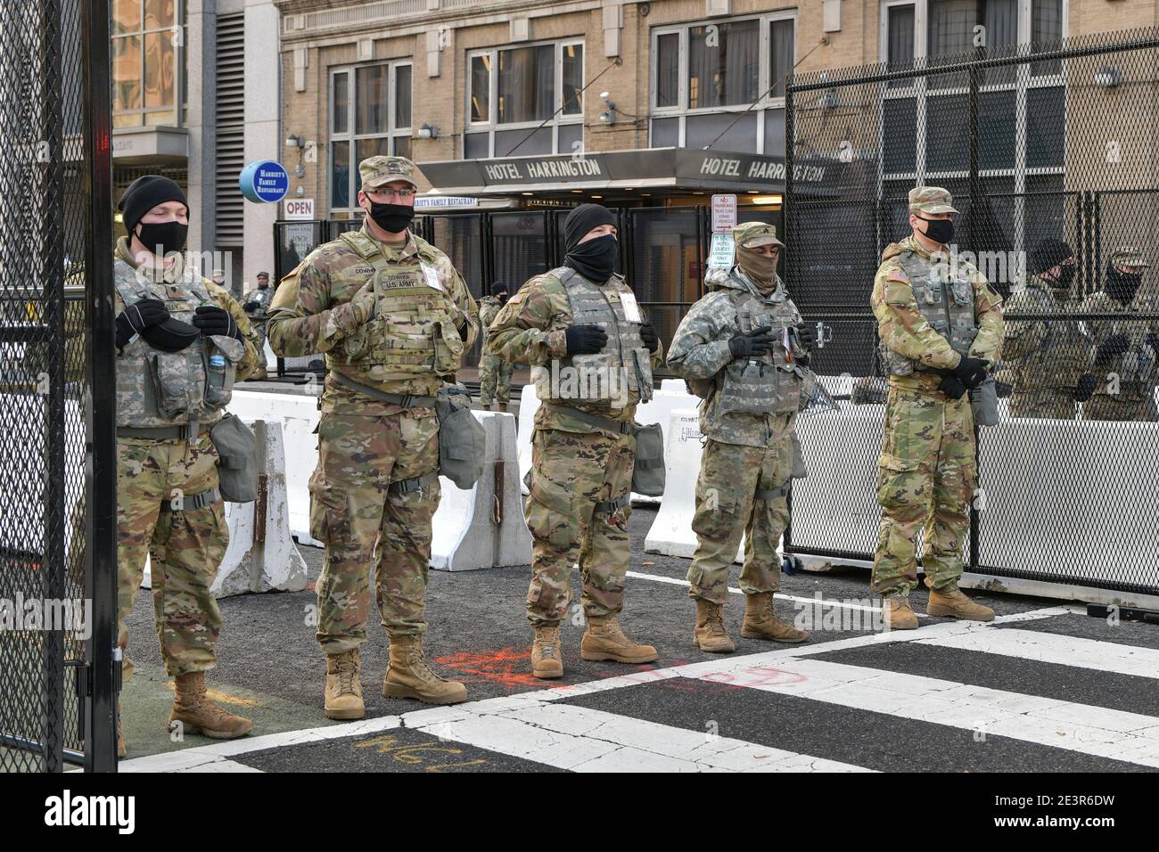 Washington DC - January 20: Inauguration Day security in Washington, DC ...