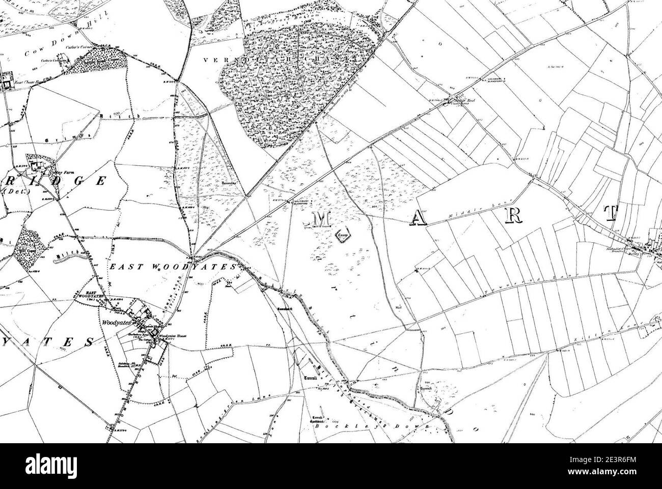 Map of Dorset OS Map name 010-NW, Ordnance Survey, 1888-1892 Stock ...