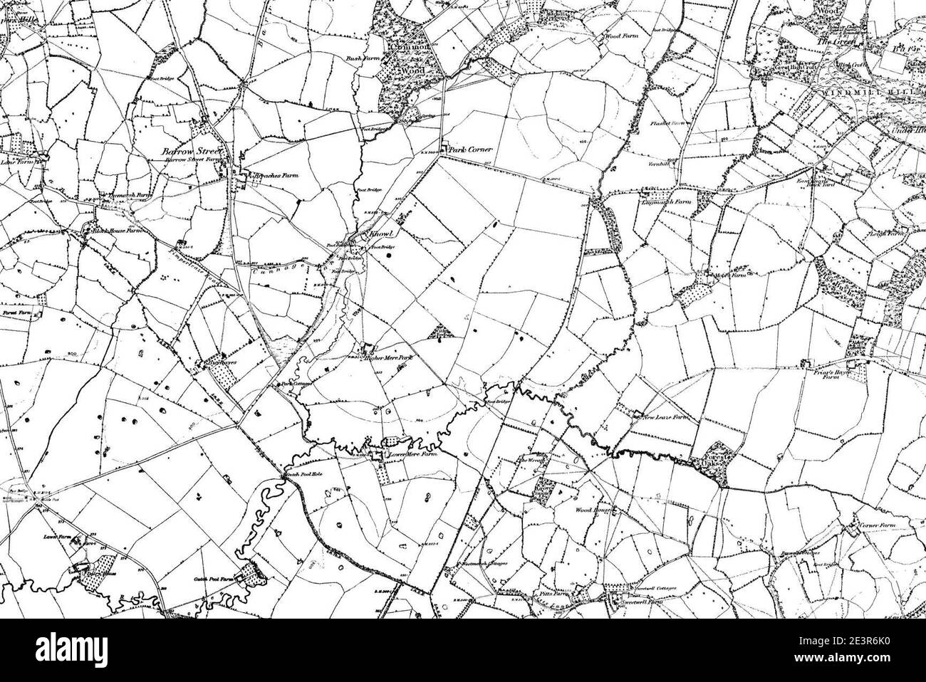 Map of Dorset OS Map name 002-SW, Ordnance Survey, 1888-1892 Stock ...