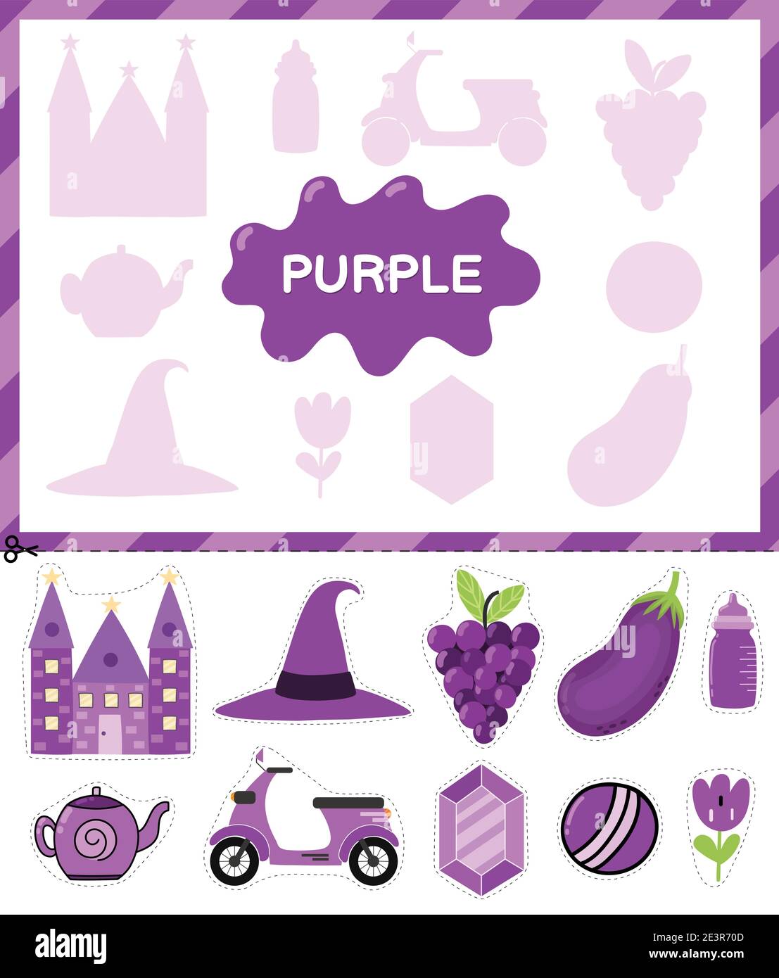 Color Purple Clipart
