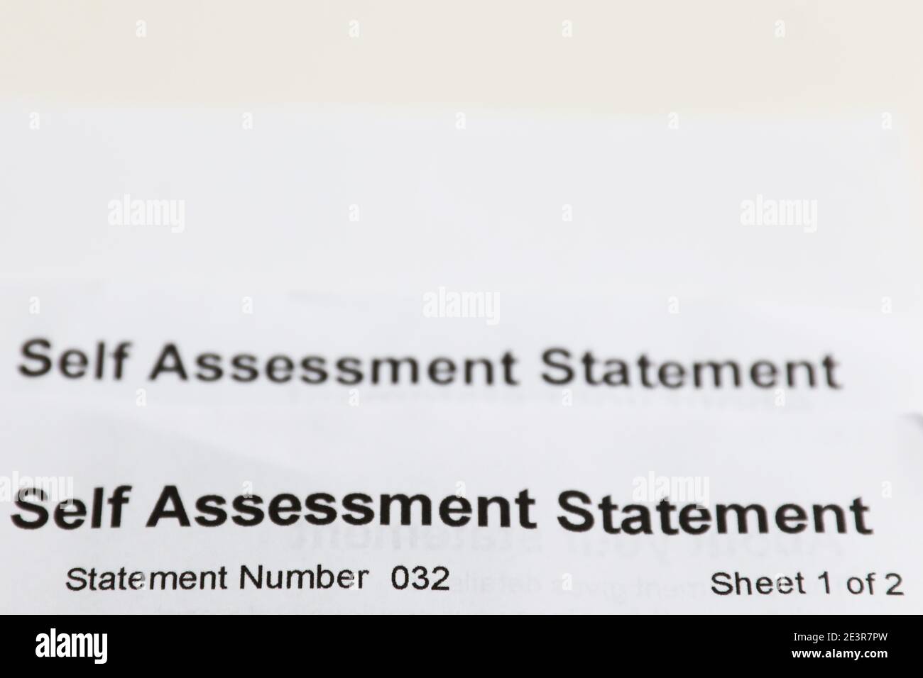 Self assessment late hi-res stock photography and images - Alamy