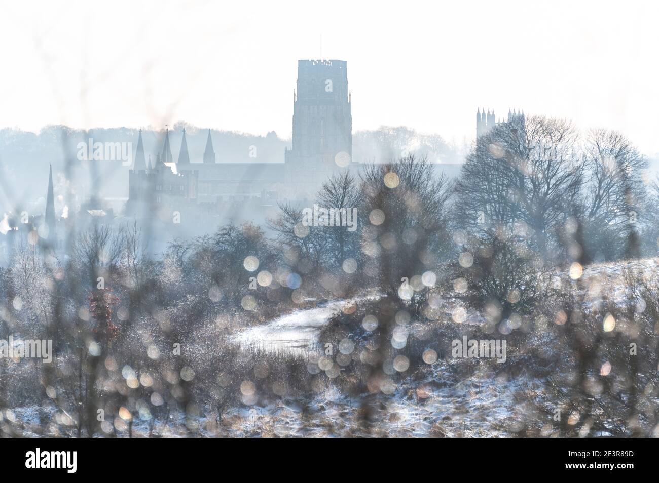 Durham cathedral in the snow hi-res stock photography and images - Alamy