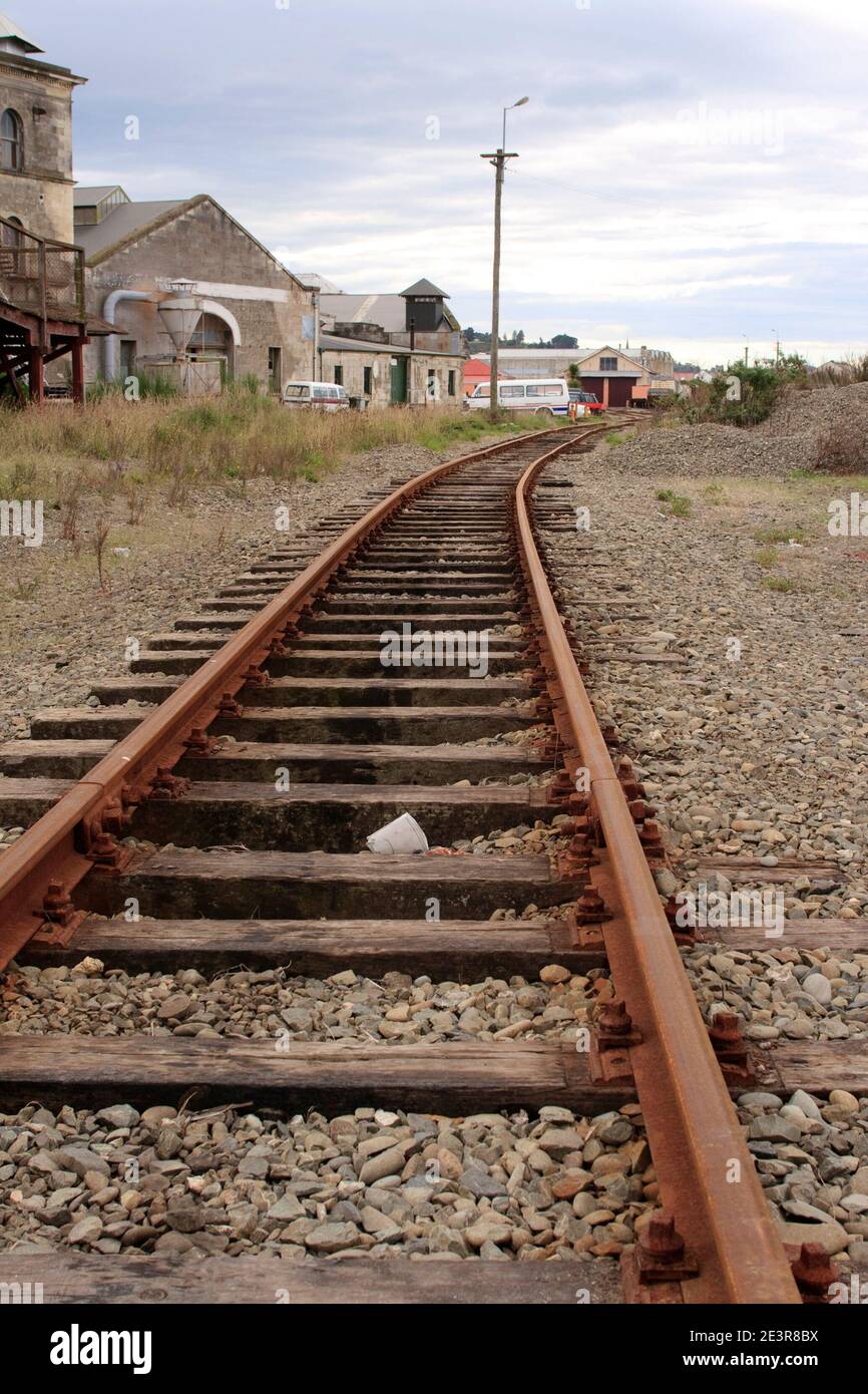 Old fashioned railroad tracks hi-res stock photography and images - Alamy