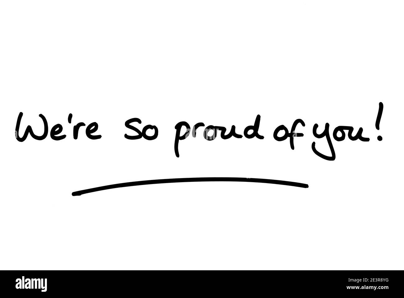 Im so proud of you Black and White Stock Photos & Images - Alamy