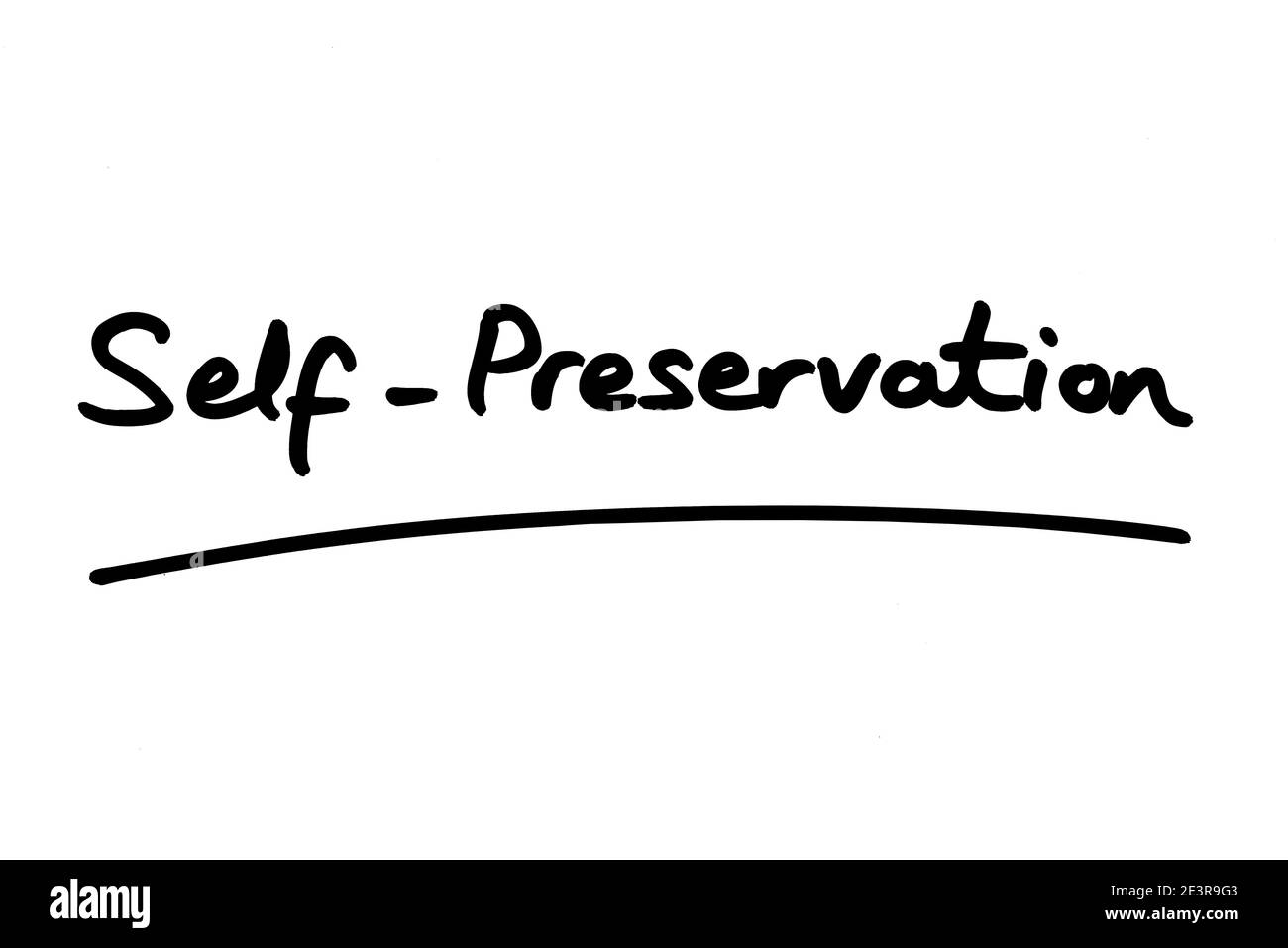Self preservation hi-res stock photography and images - Alamy