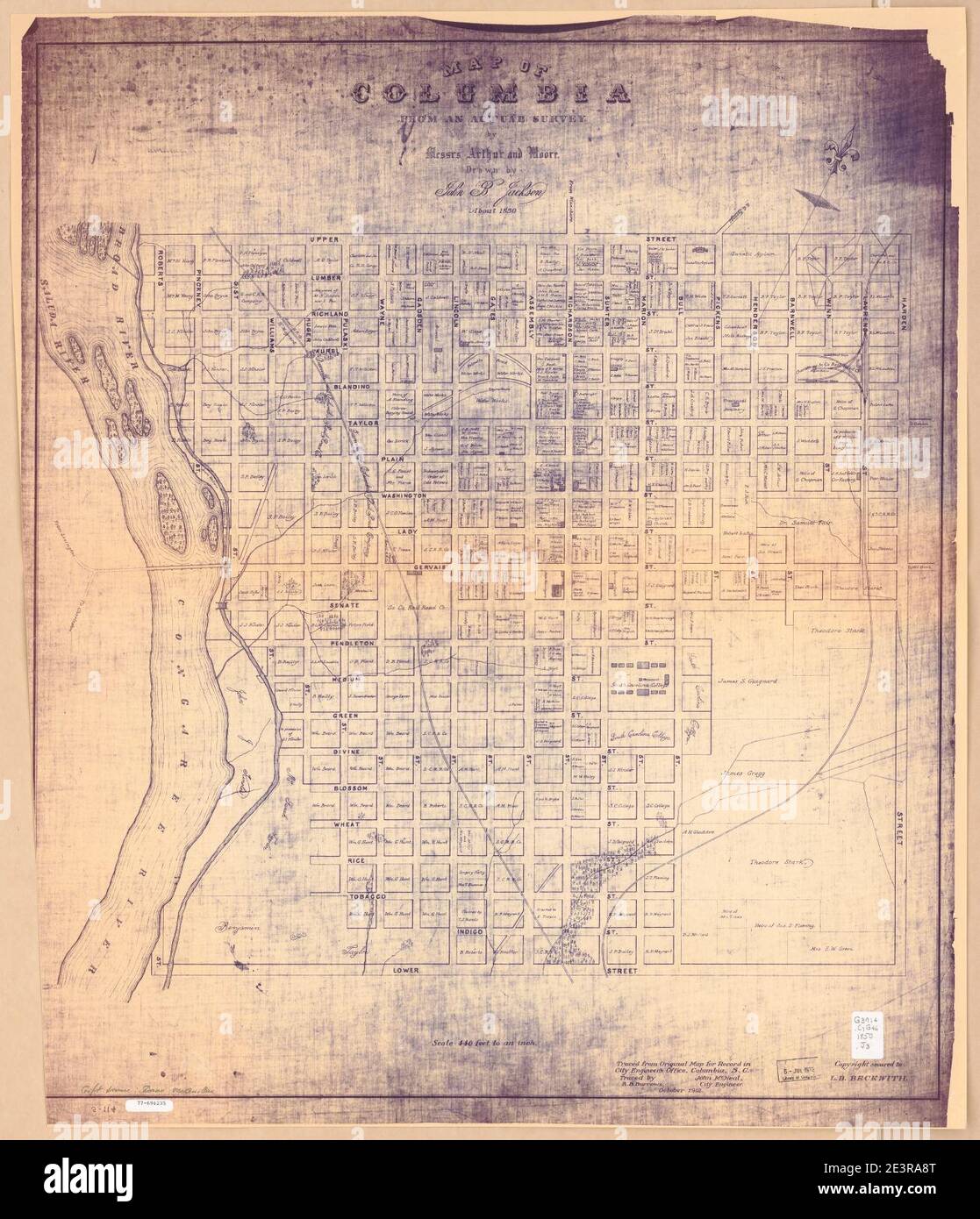 Map of moore hi-res stock photography and images - Alamy