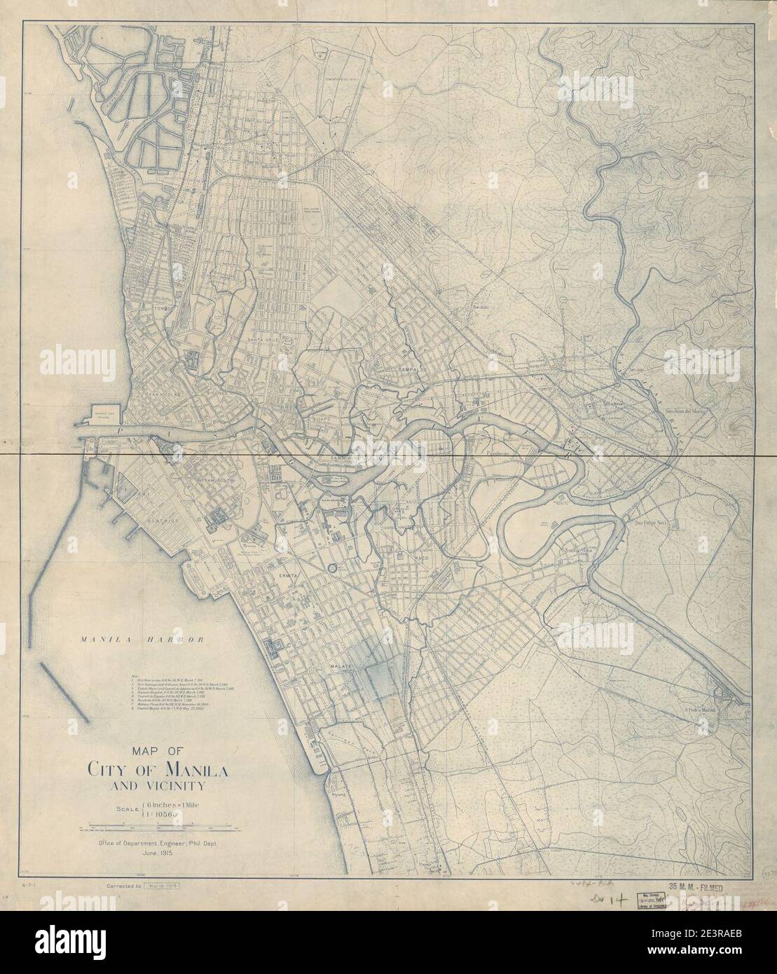 Vintage map of manila hi-res stock photography and images - Alamy