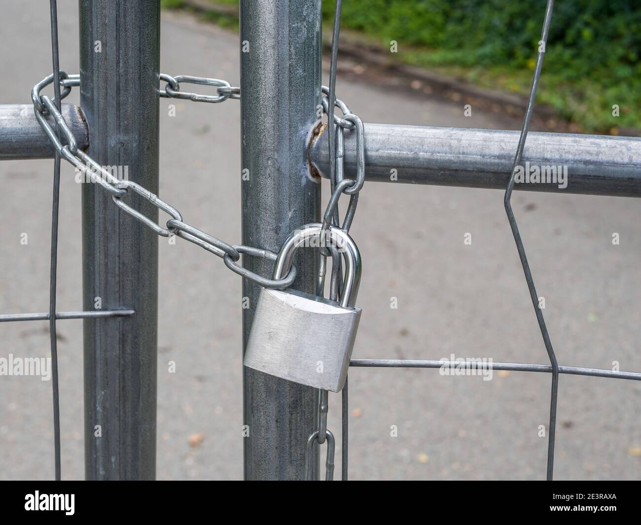 symbolic Boundary locked template background Stock Photo - Alamy