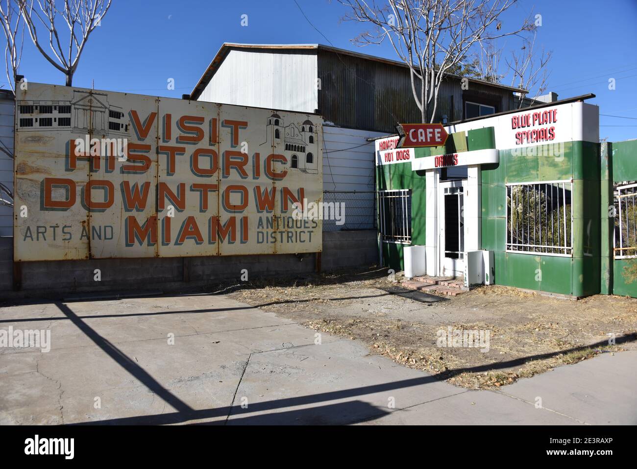 Miami az ghost town hi-res stock photography and images - Alamy
