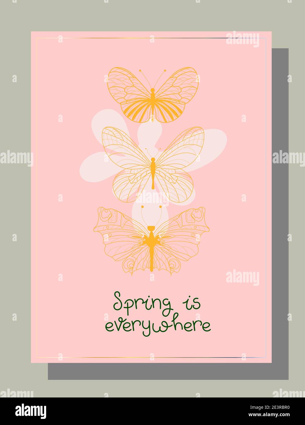 Valentine s day congratulation. Modern trendy valentine s day card ...