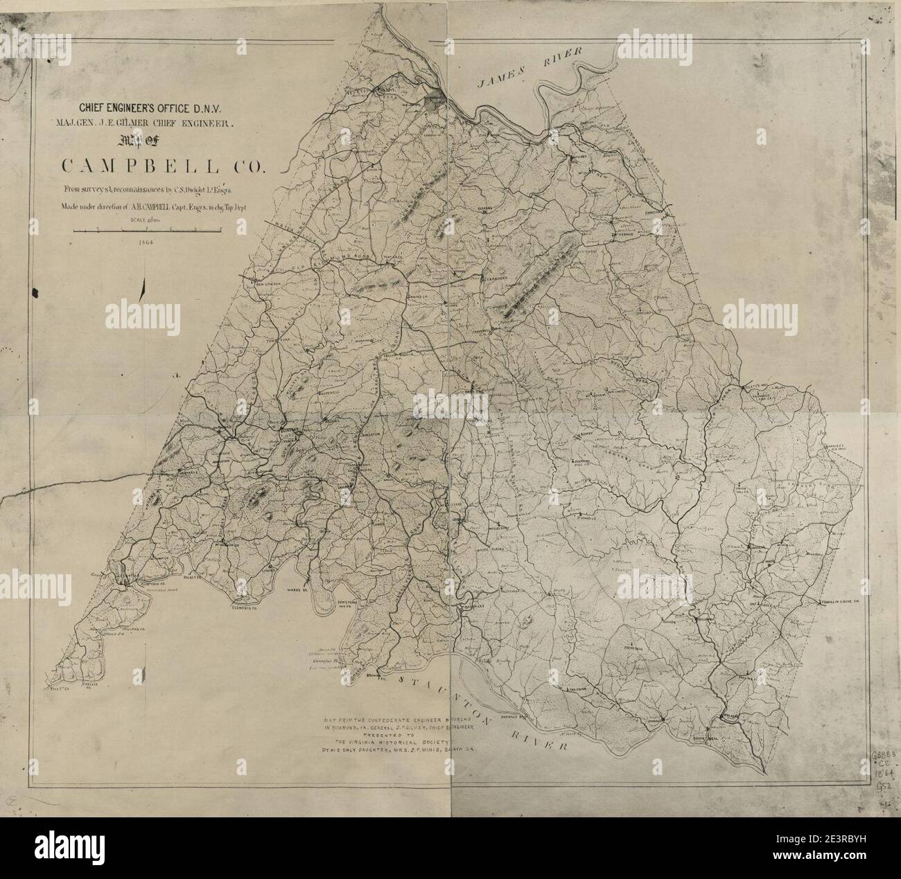 Campbell map hi-res stock photography and images - Alamy